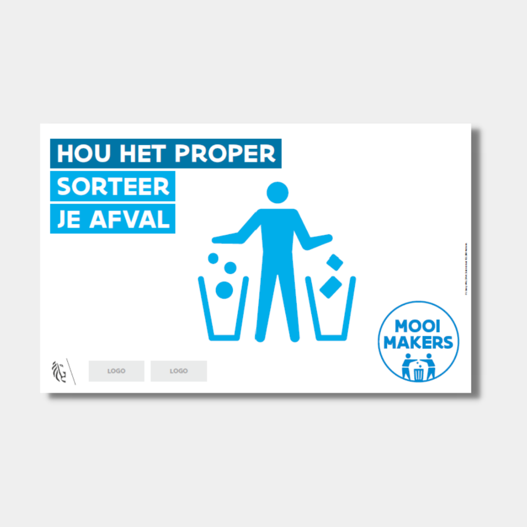 Bord afval sorteren | Mooimakers.be