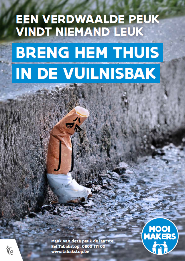 Affiche peuken - versie straat | Mooimakers.be